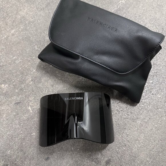 Balenciaga | Accessories | Balenciaga Mask Rectangular Sunglasses In ...